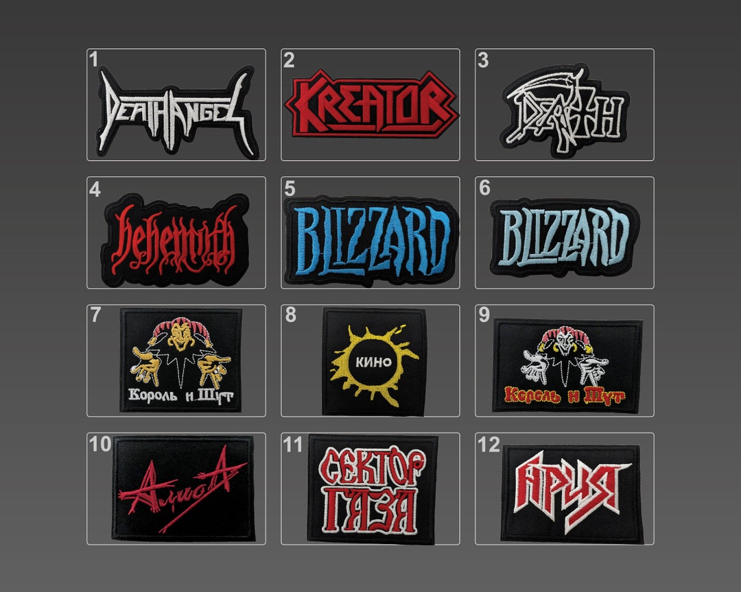 Death Metal Band Patches, Heavy Metal Band Patches, Heavy Metal Band ...