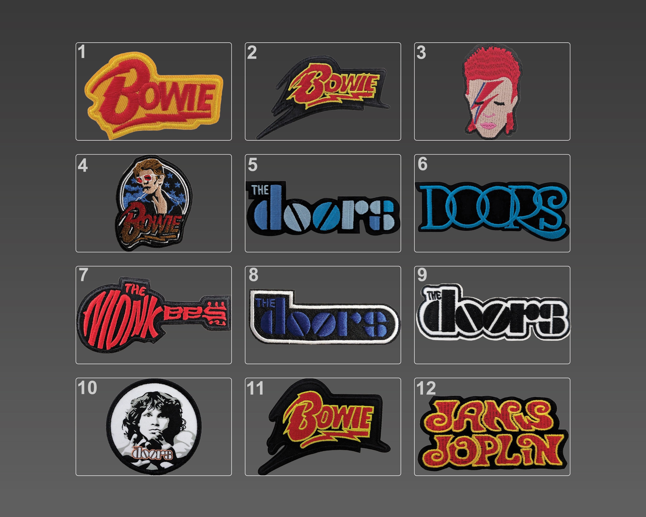 Classic Rock Patches, Rock Patches, Embroidery Patches, Iron on Patches ...