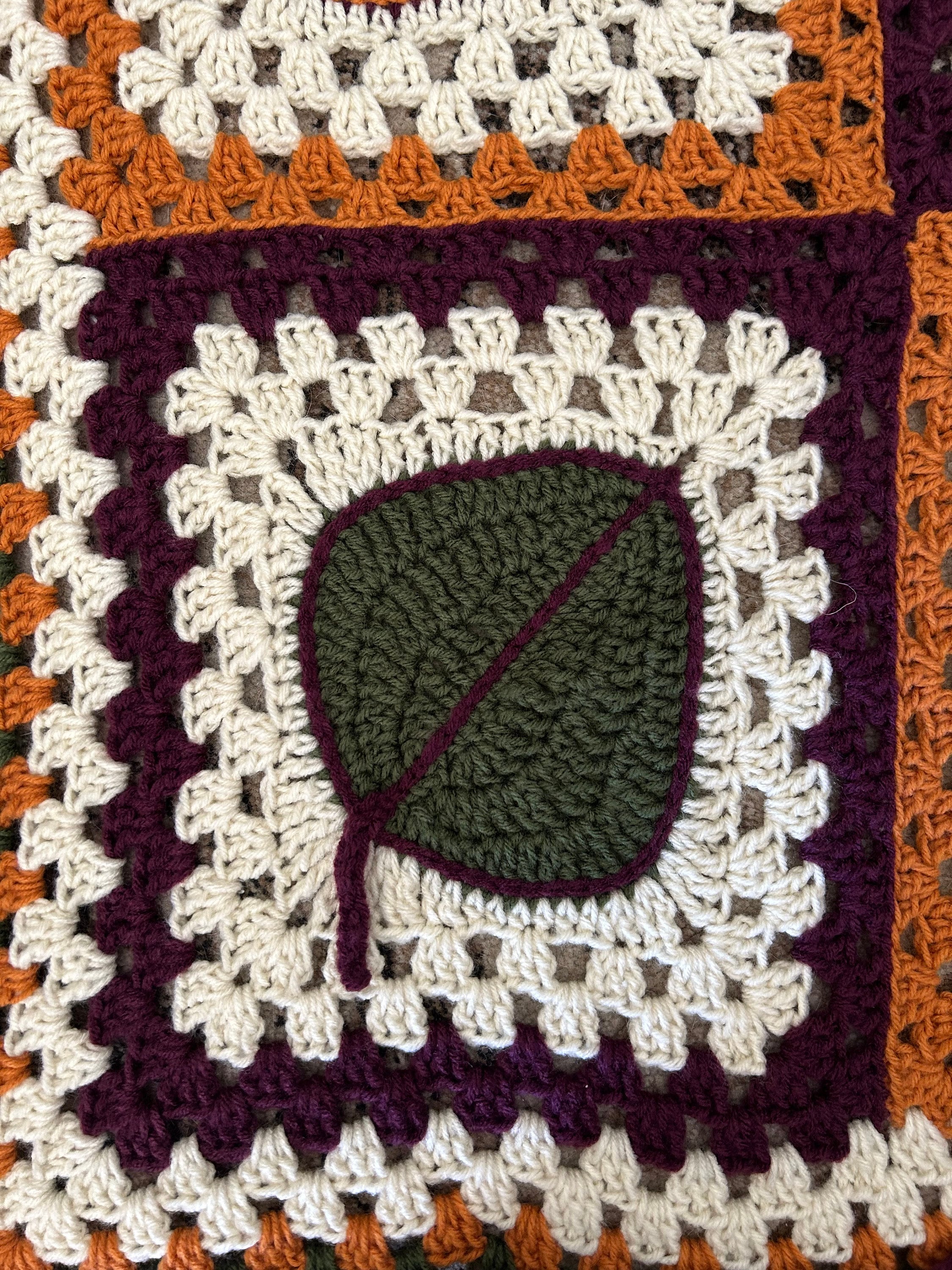 Fall Leaves 72x48 Afghan in Deep Fall Colors - Etsy