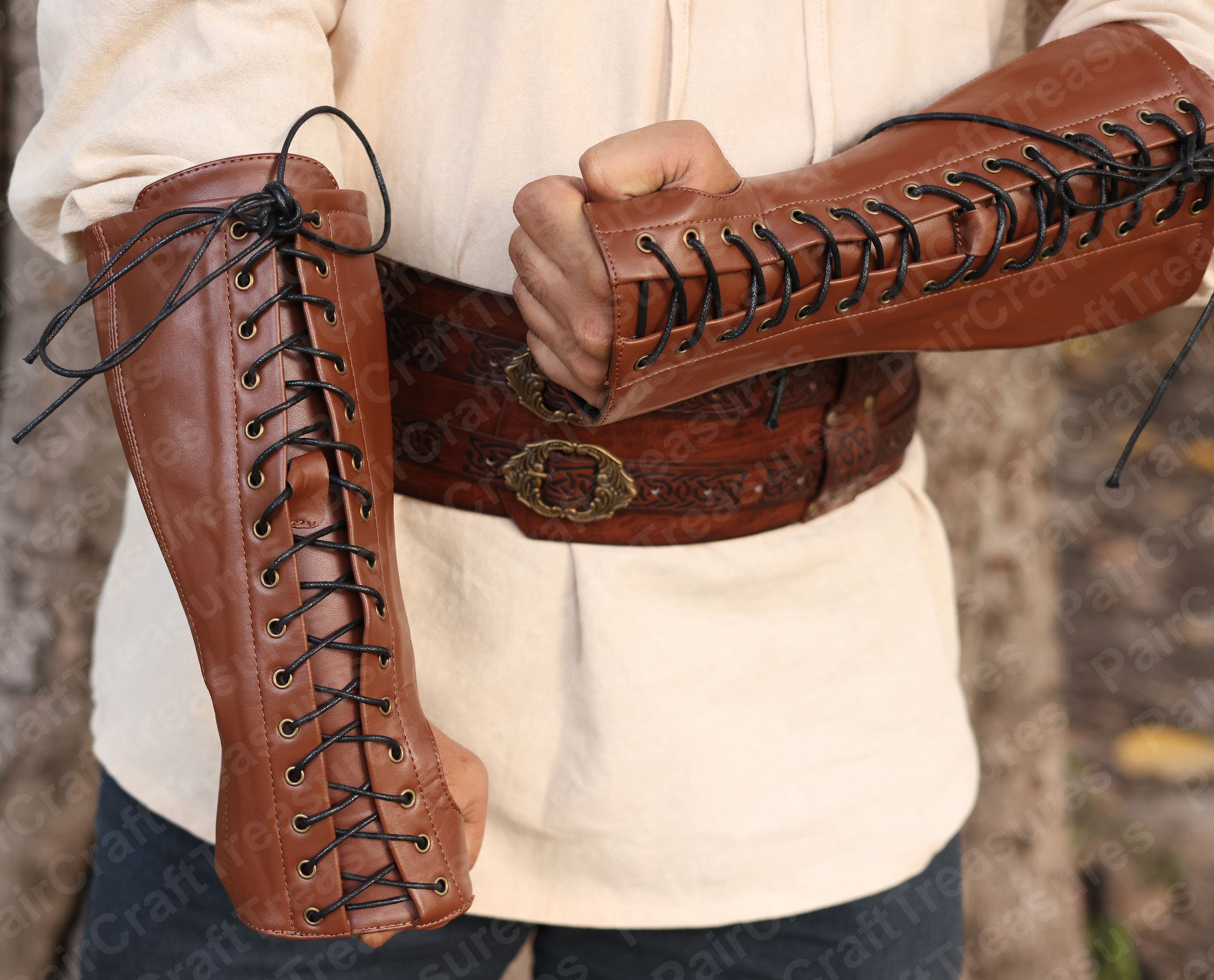 Medieval Samurai Viking Leather Armor, Larp Knight Cosplay Armor ...