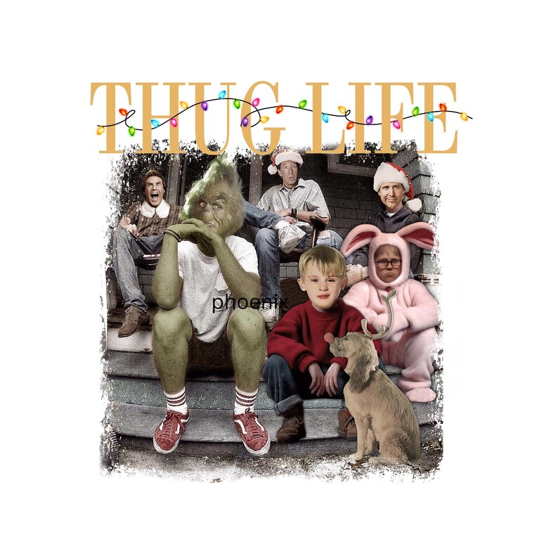Christmas Thug Life Png - Etsy