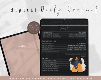 2025 Digital Daily Planner, Daily Journal, Digital Notebook, Good Notes ...