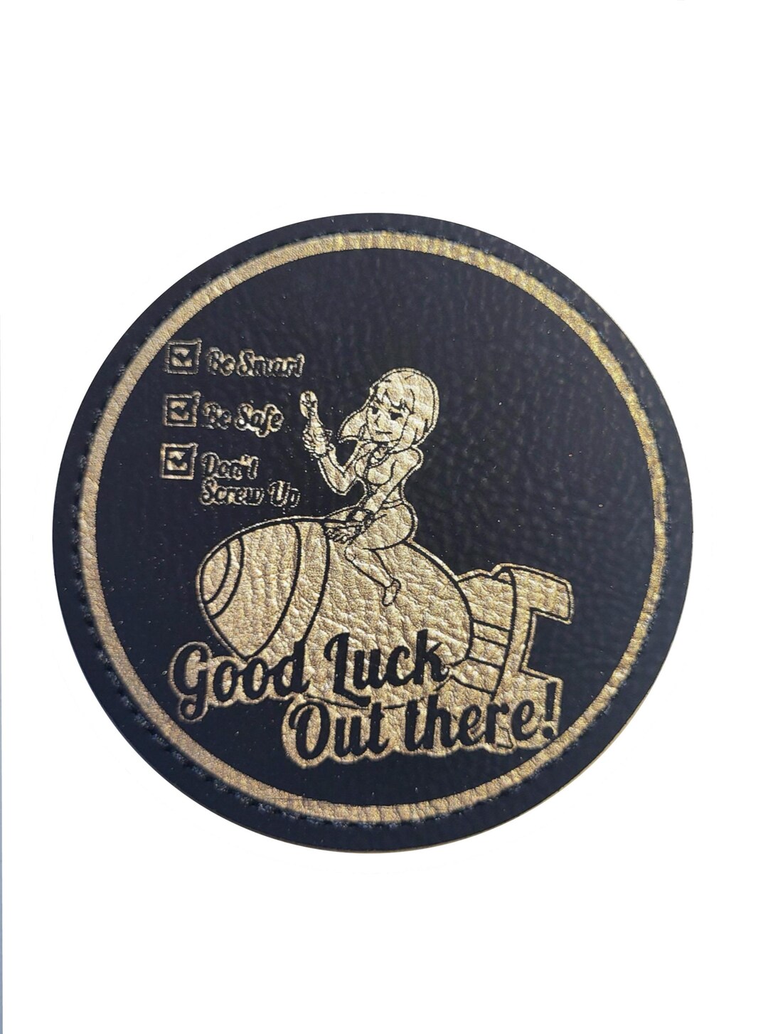 Fallout PIP Girl Good Luck Out There Patch - Etsy