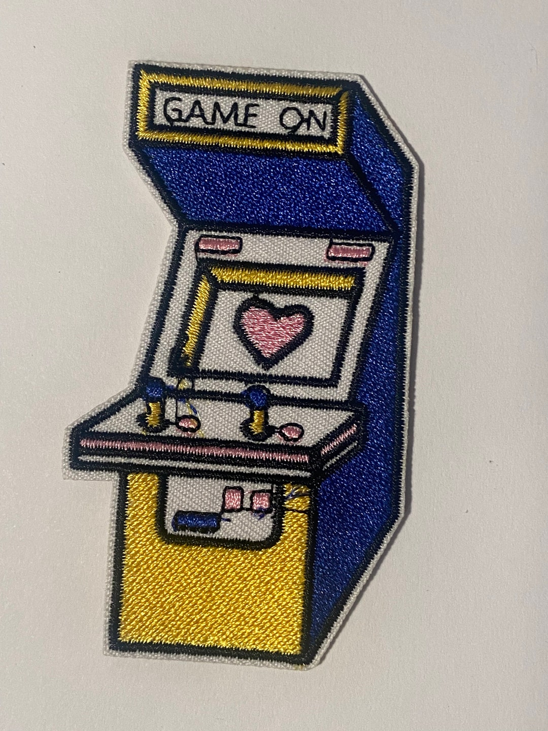 Retro Vintage Video Game Arcade Game Iron-on Patch, Nostalgic ...