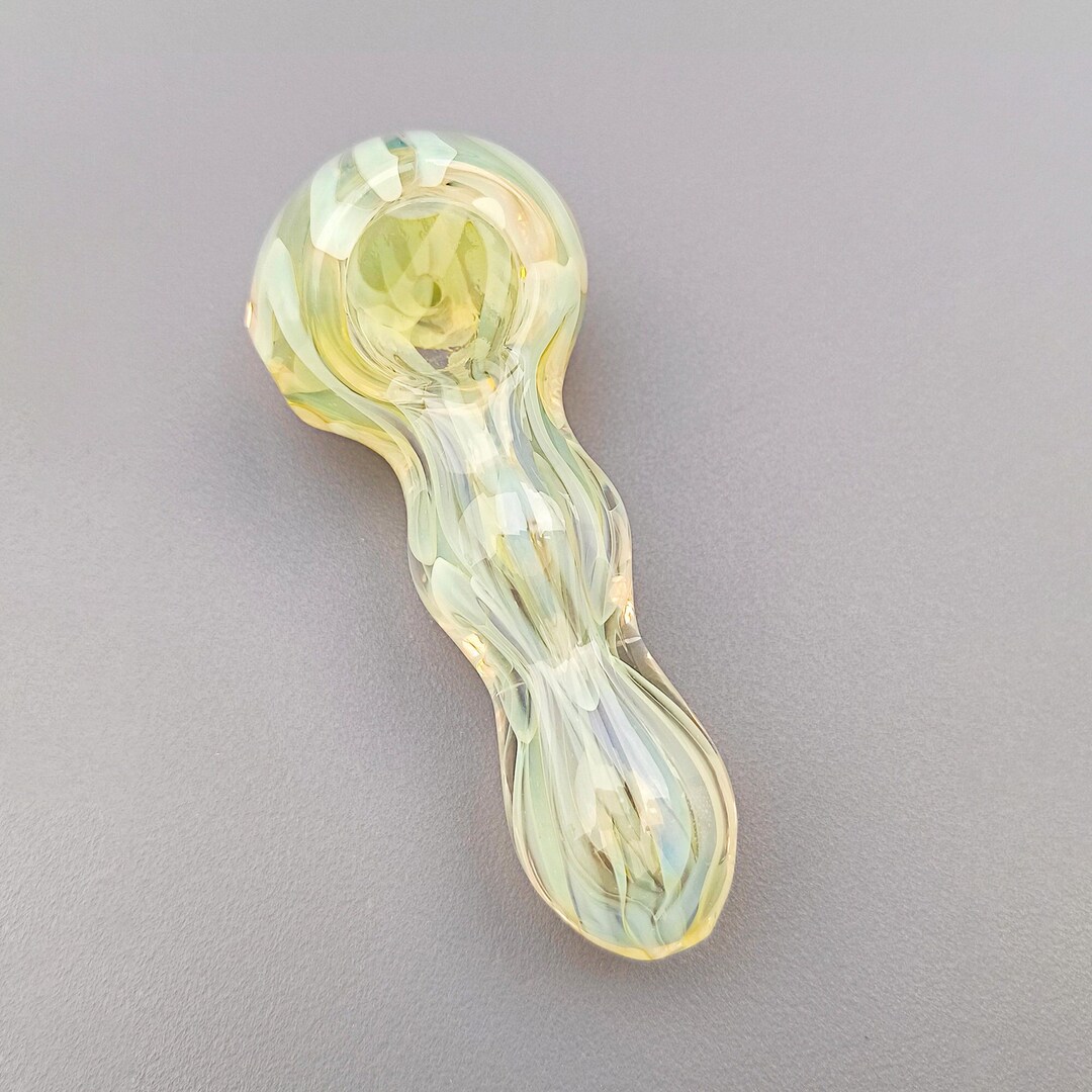 Yellow and Apricot Smoked Glass Pipes Hand Blown Pipes Glass - Etsy