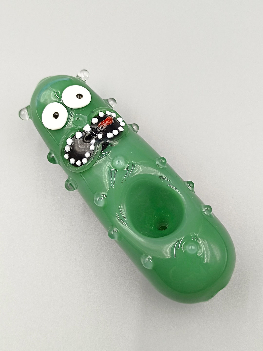 Funny Bug Hand Pipe Head Spoon Pipe Hand Blown Pipe Glass - Etsy