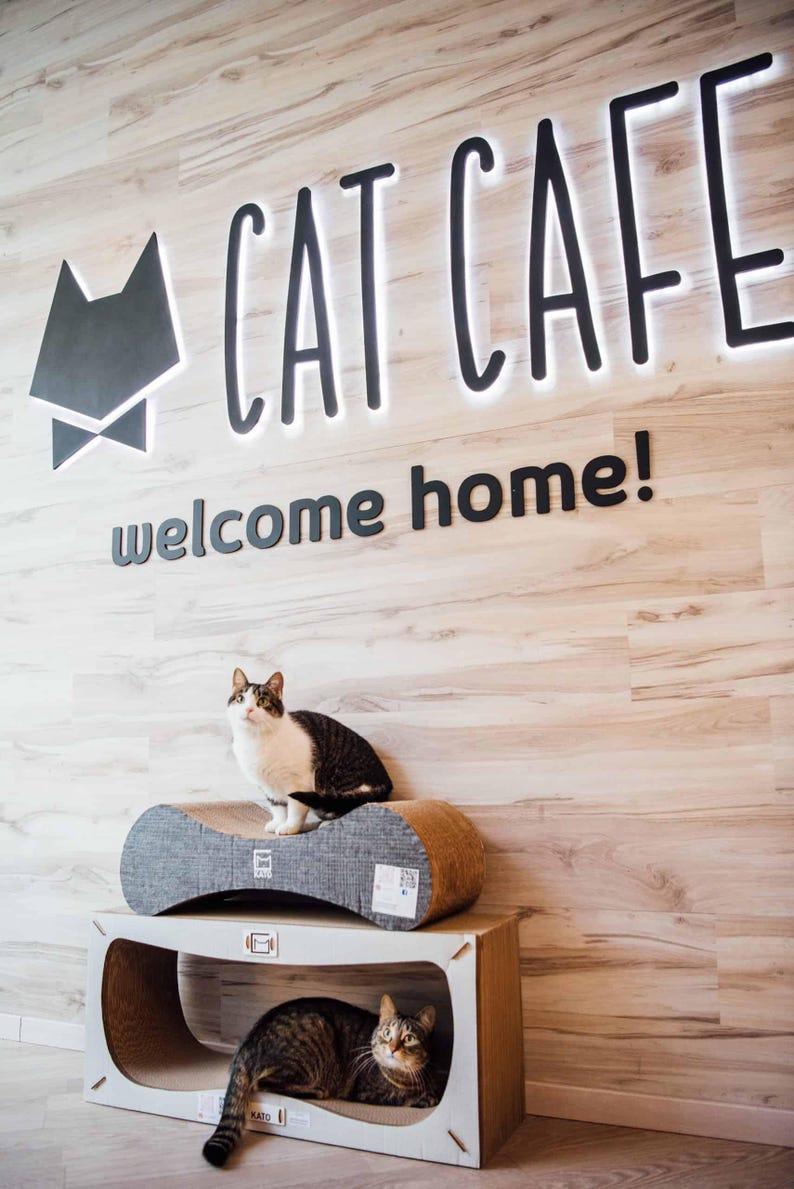 Large Metal Letters, Cafe Logo Sign, Laser Cut Signboard, Outdoor Sign ...