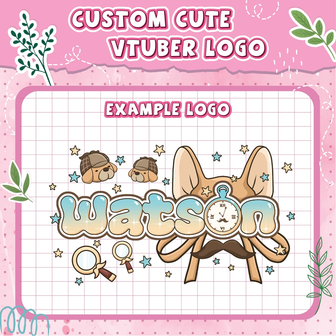 CUSTOM VTUBER LOGO I Vtuber Vtuber Logo Animation Kawaii - Etsy Canada