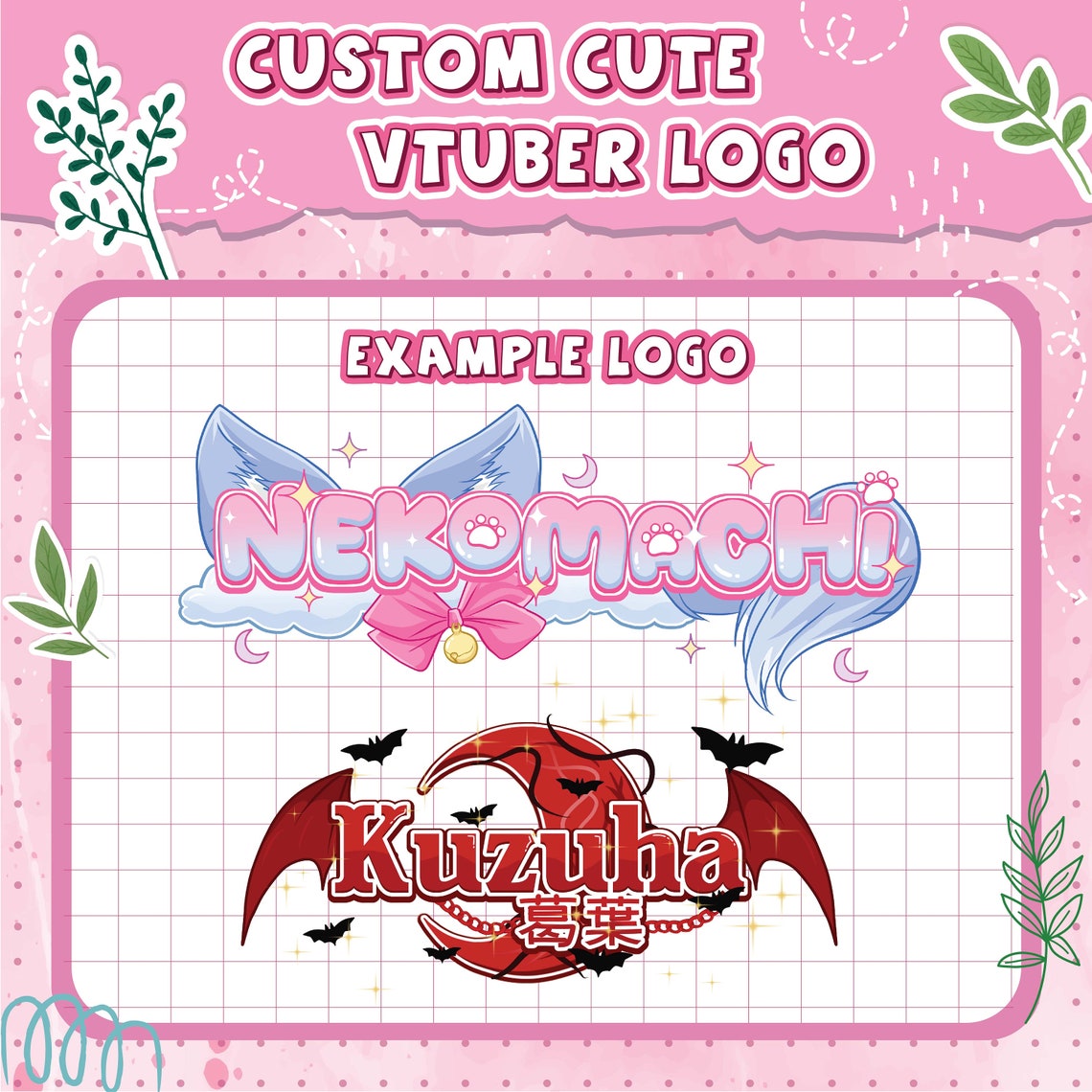 CUSTOM VTUBER LOGO I Vtuber Vtuber Logo Animation Kawaii - Etsy Canada