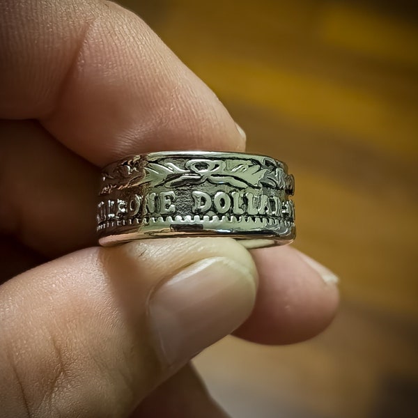 Dollar Coin Ring - Etsy