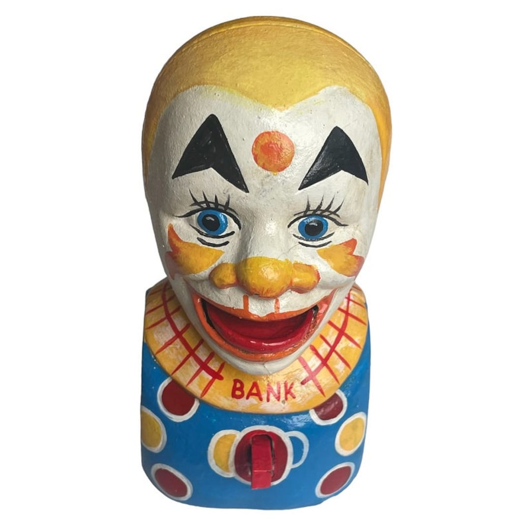 Cast Iron Armless Mechanical Clown Bank 15cm - Etsy