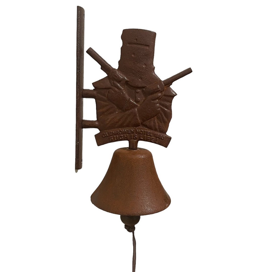Cast Iron Ned Kelly Bell Glenrowen Hotel 1880 Such is Life Man Cave ...