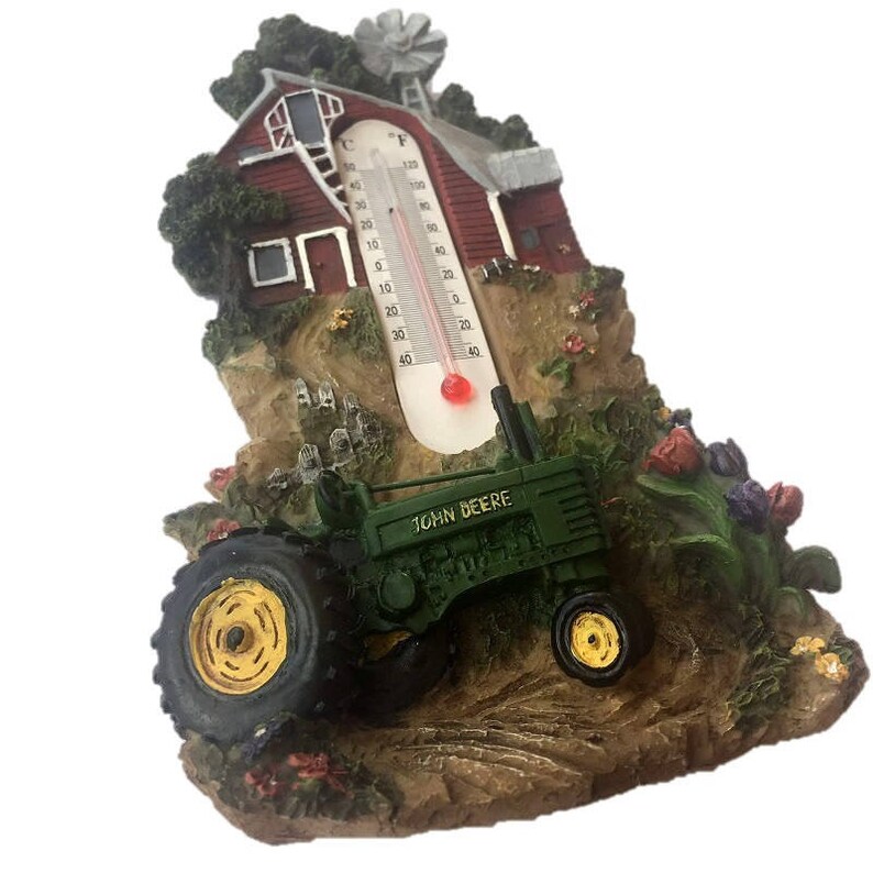 John Deere Farm Scene Thermometer - Etsy