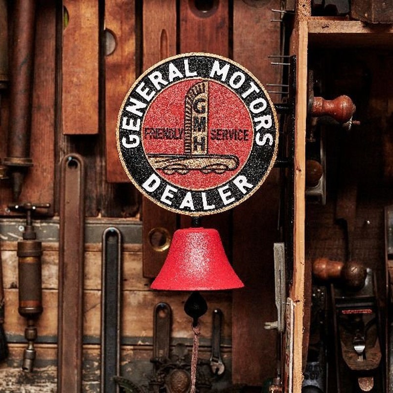 Cast Iron Holden GM Dealer Bell - Hand Painted Man Cave - Officially ...