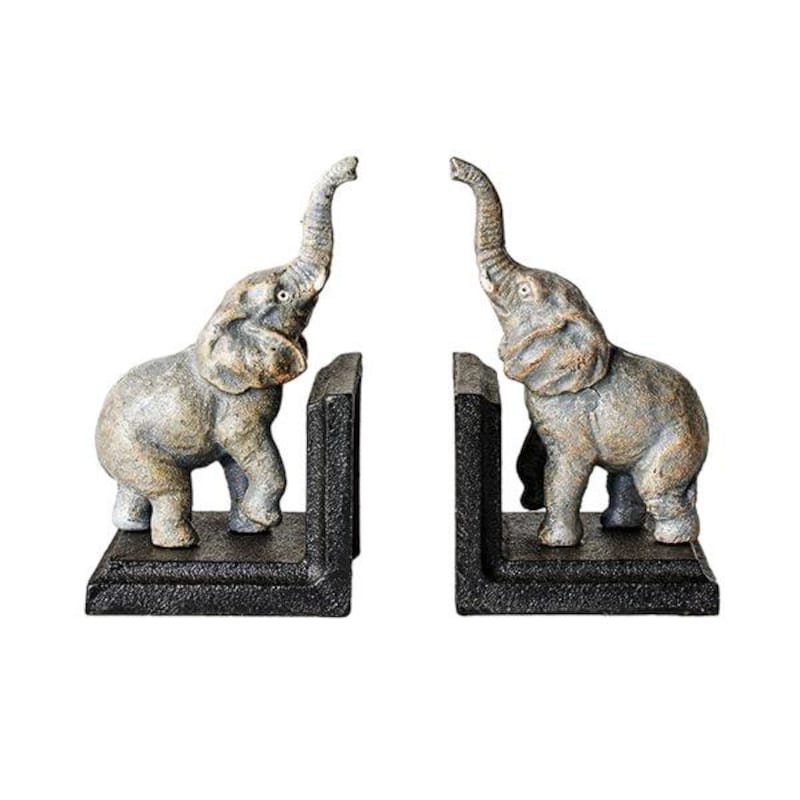 Elephant Bookends - Etsy