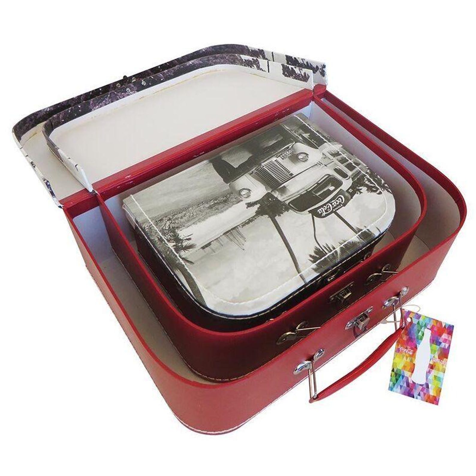 3 Coca-cola Coke Vintage Storage Cases Suitcase Case Boxes Landscape ...