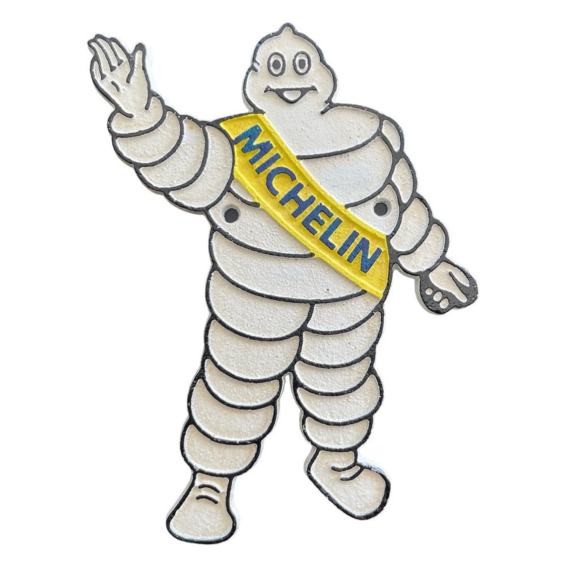 Michelin Man Waving Shaped Cast Iron Sign 20.5 X 16cm - Etsy UK