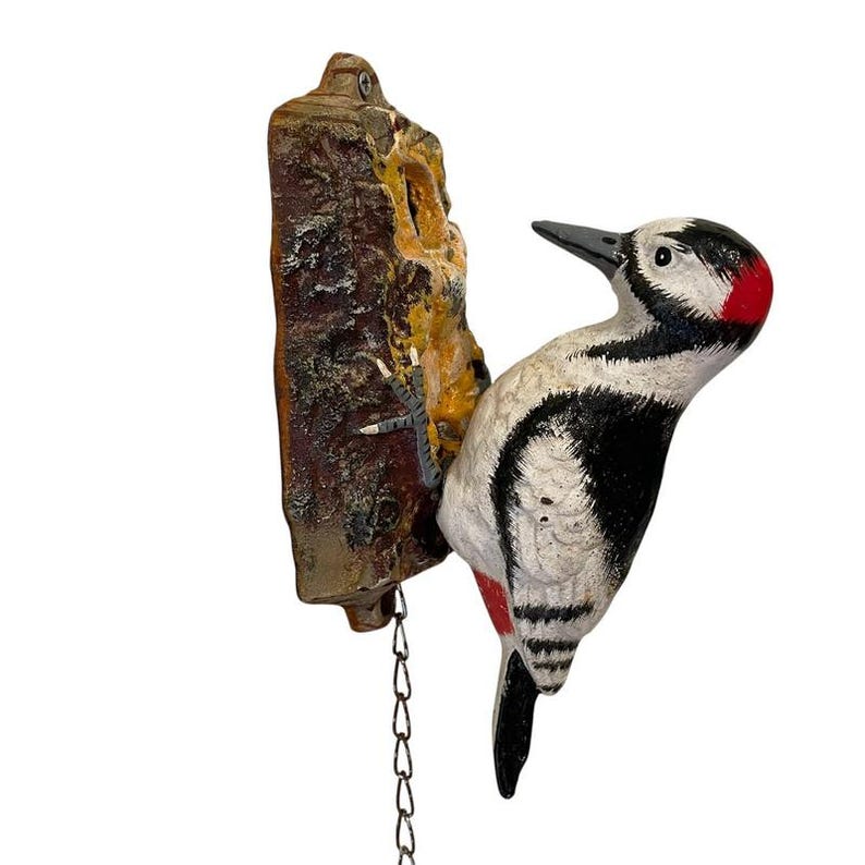 Great Spotted Woodpecker Bird Cast Iron Door Knocker - Etsy