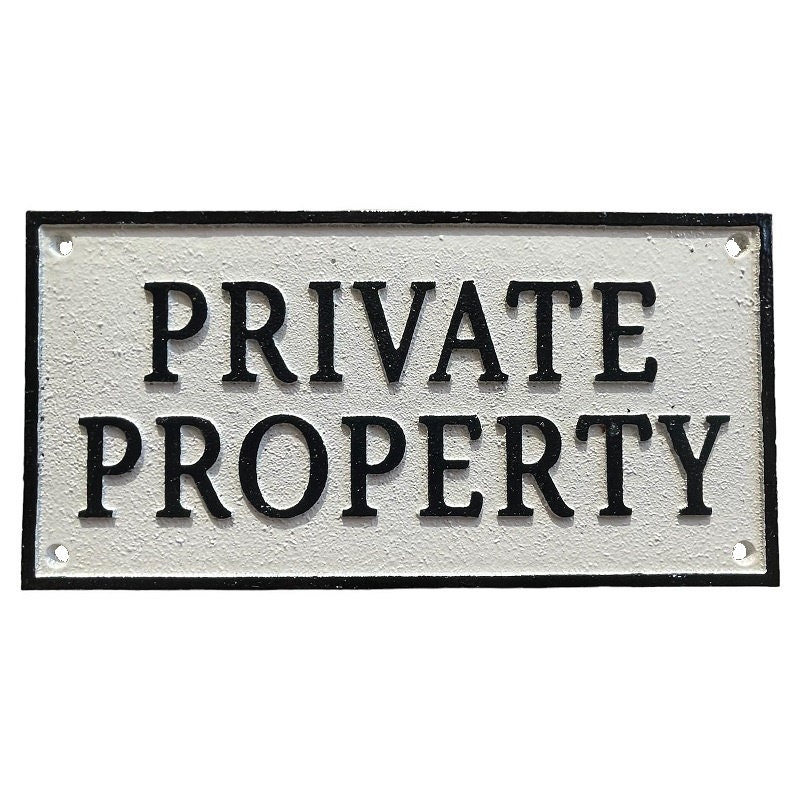 Property Signs - Etsy