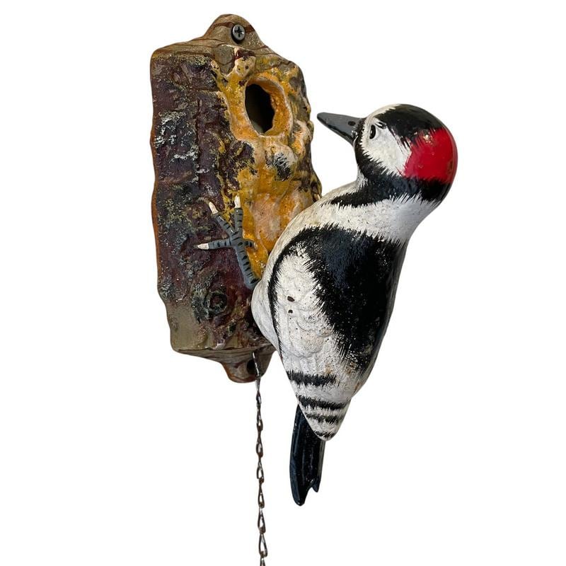Great Spotted Woodpecker Bird Cast Iron Door Knocker - Etsy
