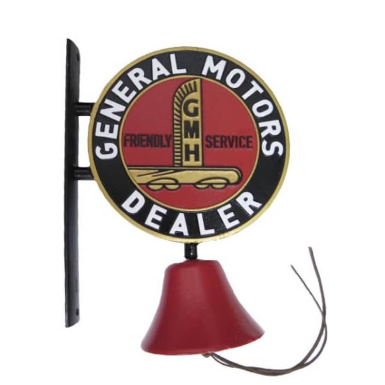 Cast Iron Holden GM Dealer Bell - Hand Painted Man Cave - Officially ...