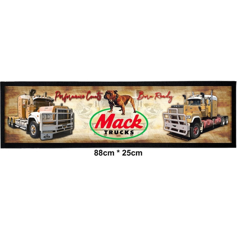Mack Trucks Bar Runner Mat 88x25cm - Etsy