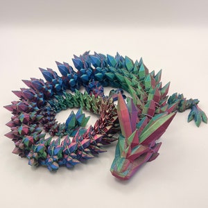 Colorful Crystal Dragon - Etsy