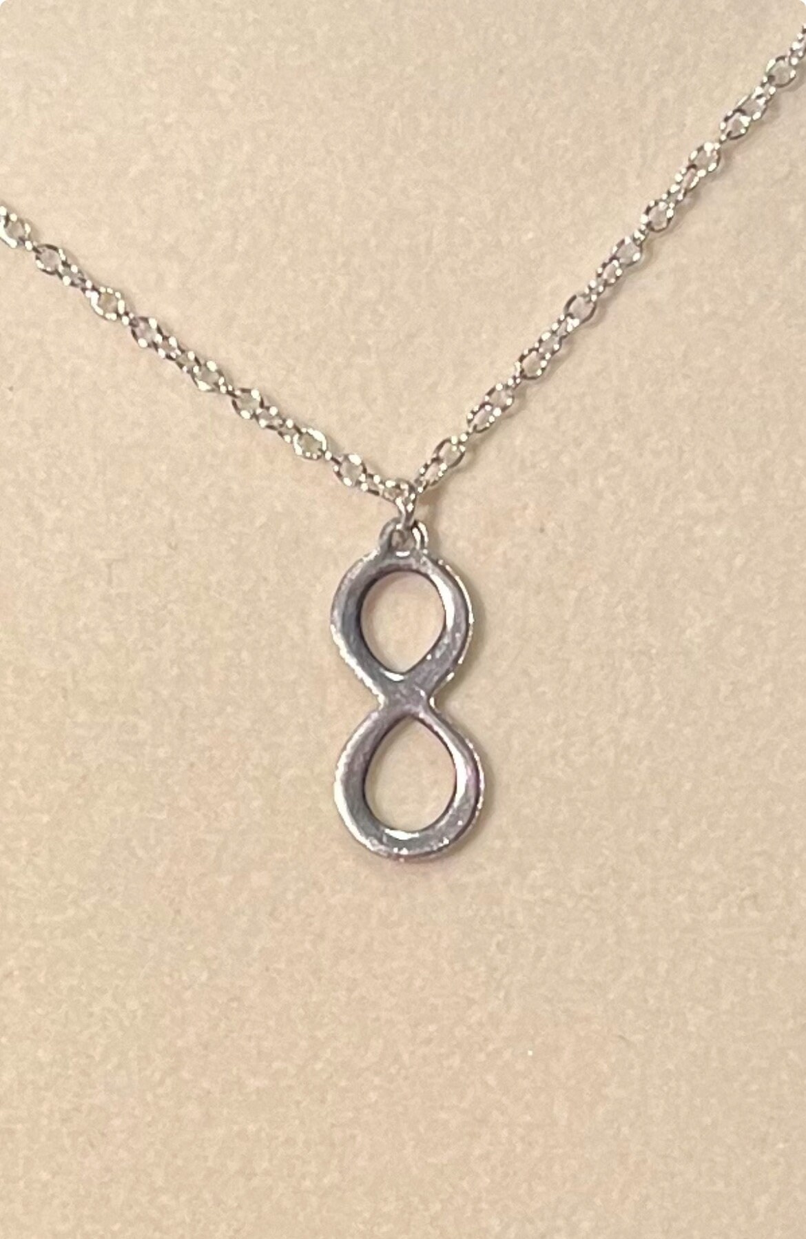 Infinity Symbol Necklace Silver Gift for Her Gift for - Etsy