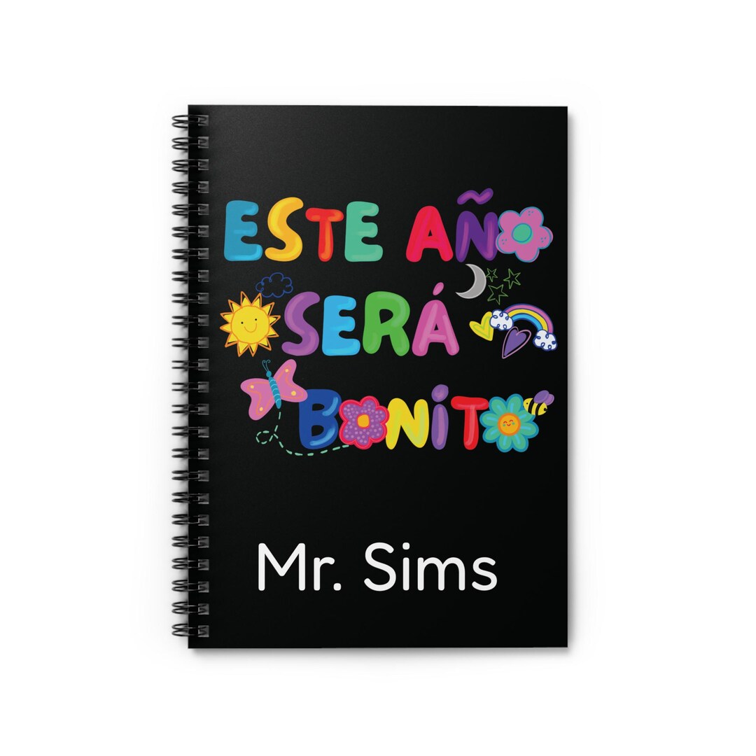 Bilingual Teacher Notebook, Maestra Bilingüe Gift, Spiral Journal ...