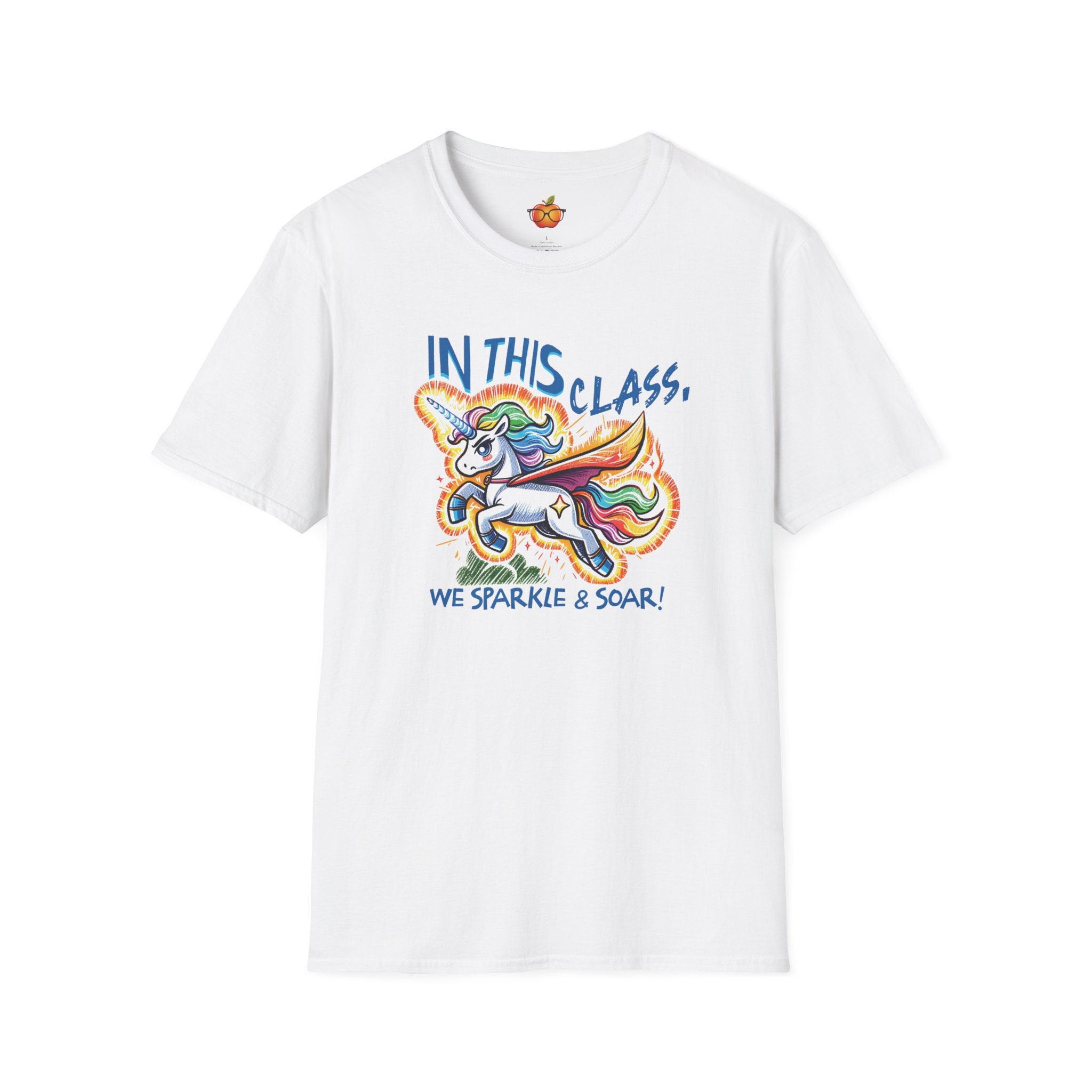 Unicorn Teacher T-shirt - Sparkle & Soar Classroom Design - Back to ...