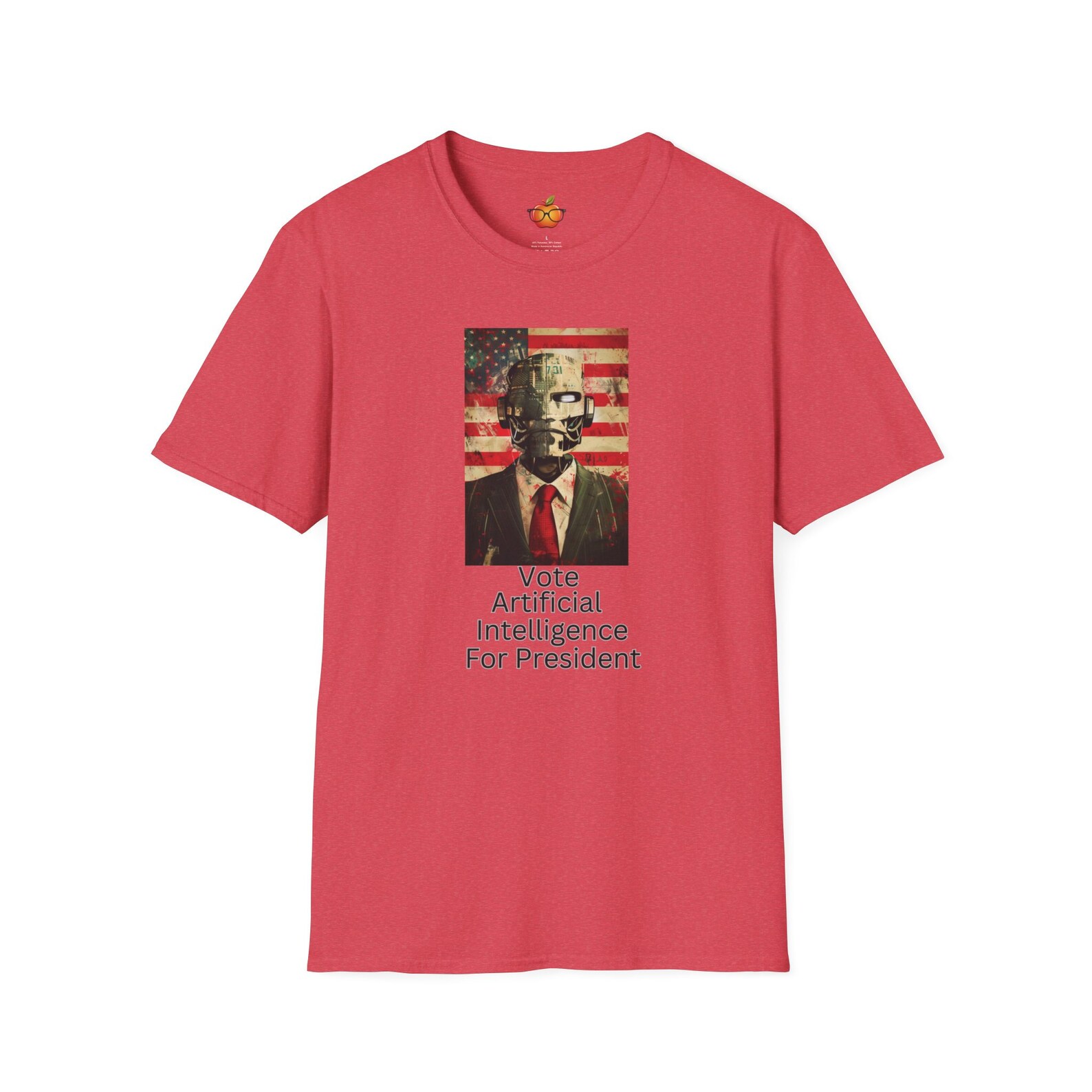 Vote for Artificial Intelligence Patriotic Election Robot Flag T-shirt ...