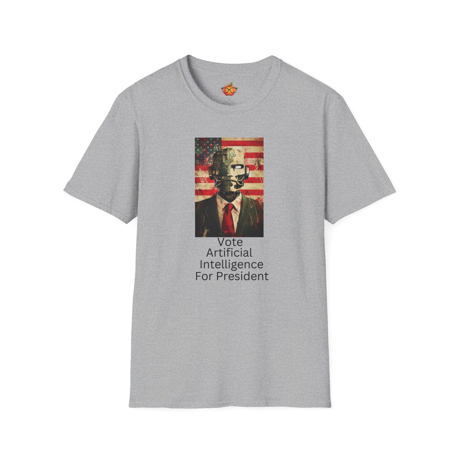 Vote for Artificial Intelligence Patriotic Election Robot Flag T-shirt ...