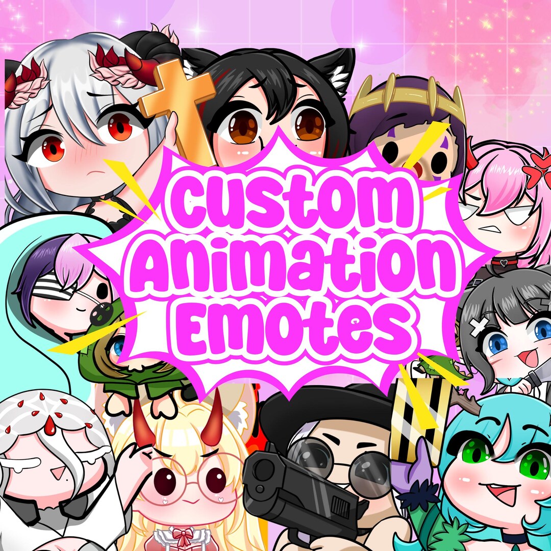 Custom Twitch Emotes, Animated Emotes, Vtuber Emotes, Kick Emotes, Sub ...