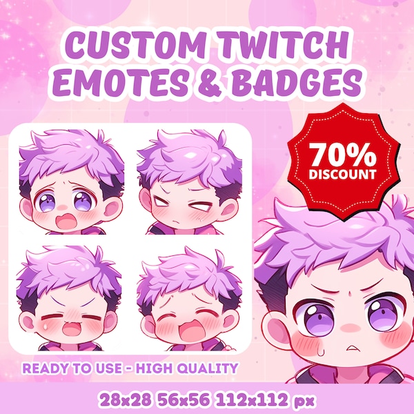 Custom Twitch Emotes - Etsy