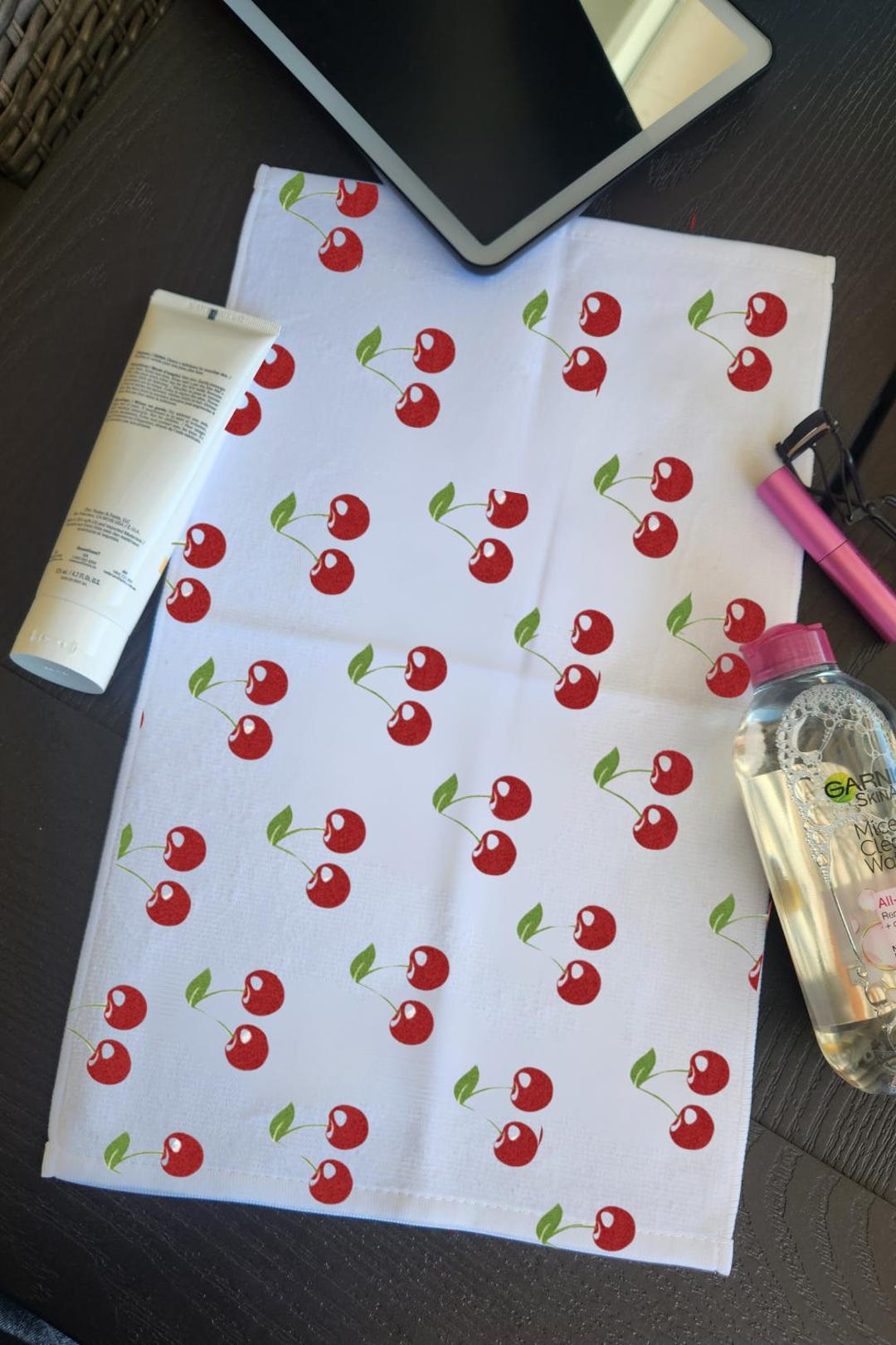 Cherry Gym Towel Cute Gym Towel Coquette Design Valentines Gym Towel ...