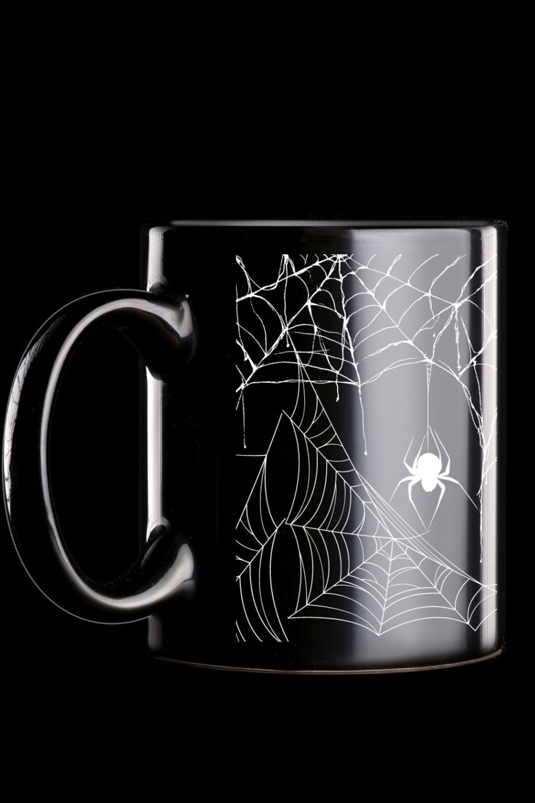 Spider Web Print Mug Skull Drinkware Cup Spider Stuff for Spiderweb ...