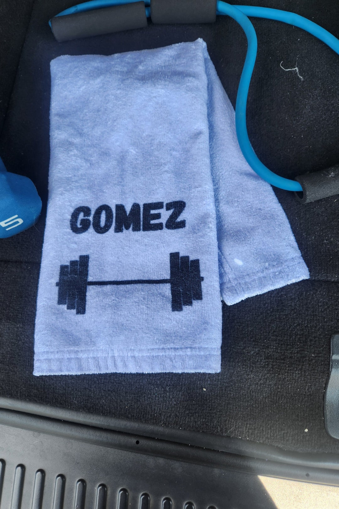 Dumbell Gym Class Personalized Gym Towel for Sweaty Face Towel Exercise ...