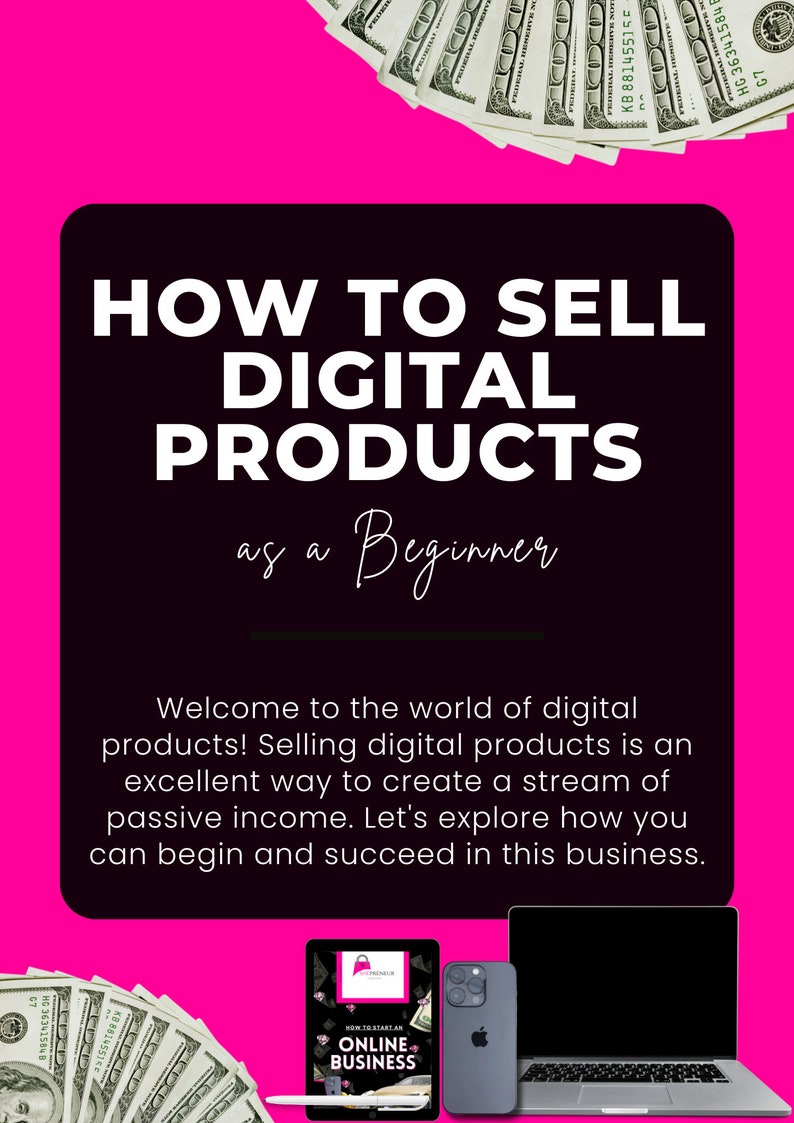 How to Sell Digital Products, Digital Ebook, Plr, Done for You, Digital ...