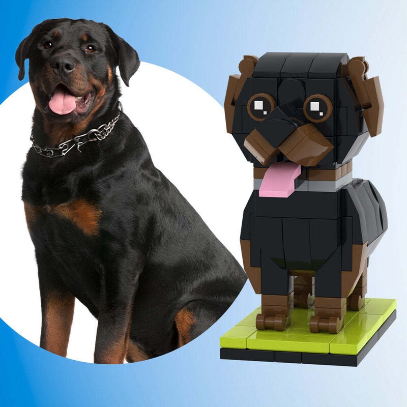 Rottweiler Legos - Etsy