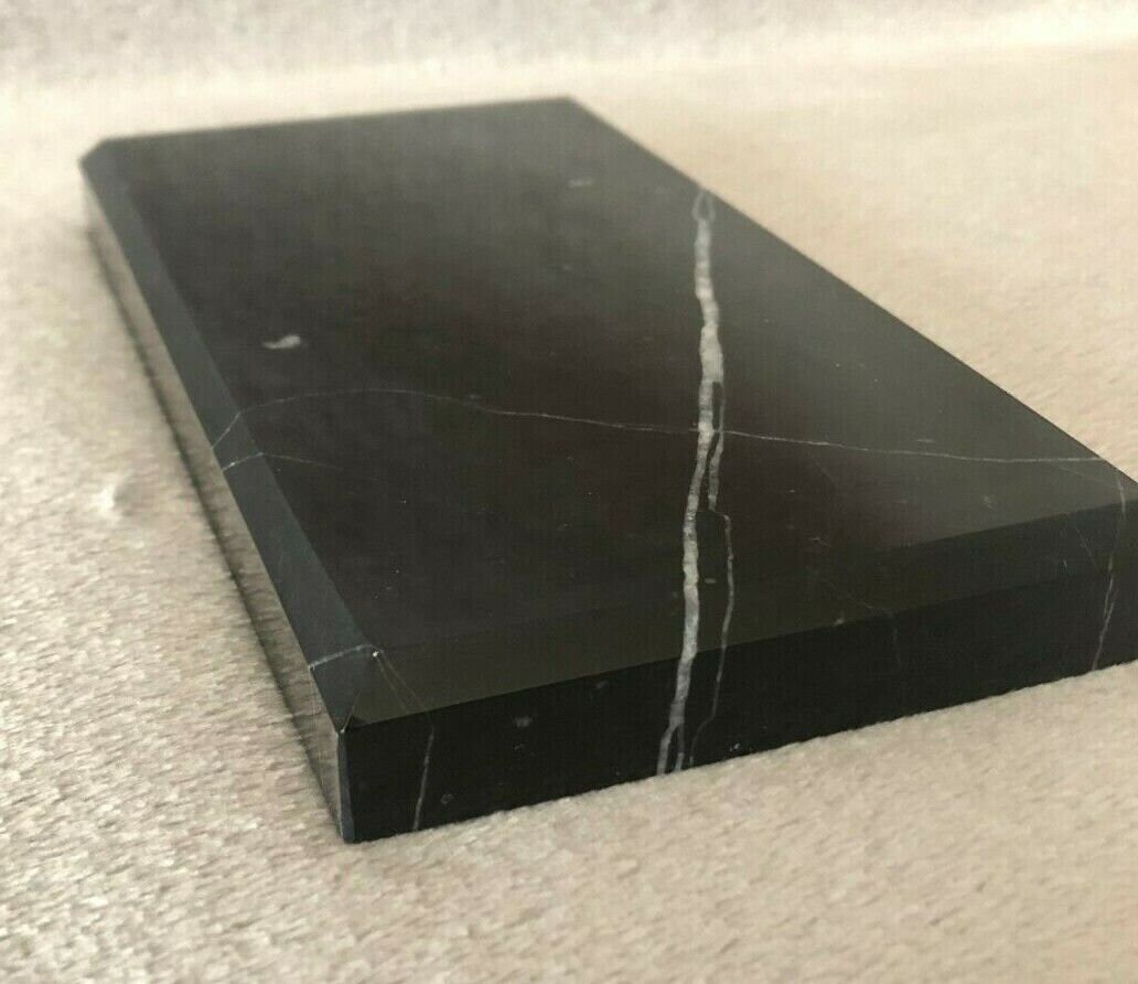 Genuine Black Marble Statue /trophy Base - Etsy