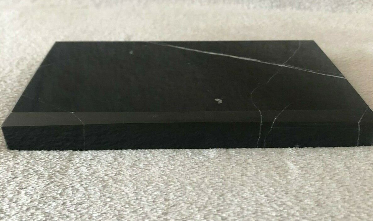 Genuine Black Marble Statue /trophy Base - Etsy