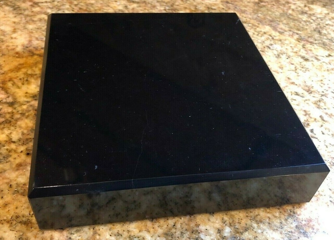 Black Marble Statue/trophy Bases 6.5 X 7 X 1.5" Polished - Etsy