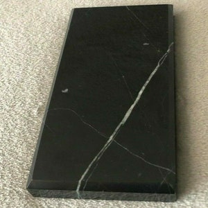 Genuine Black Marble Statue /trophy Base - Etsy