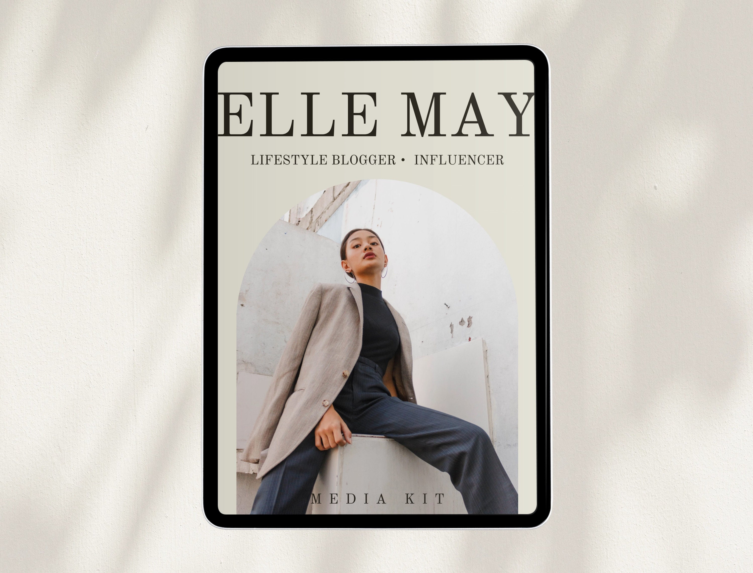 Media Kit Canva Template for Content Creators Bloggers and - Etsy