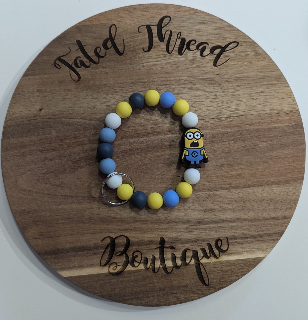 Minion Keychain Bracelet - Etsy