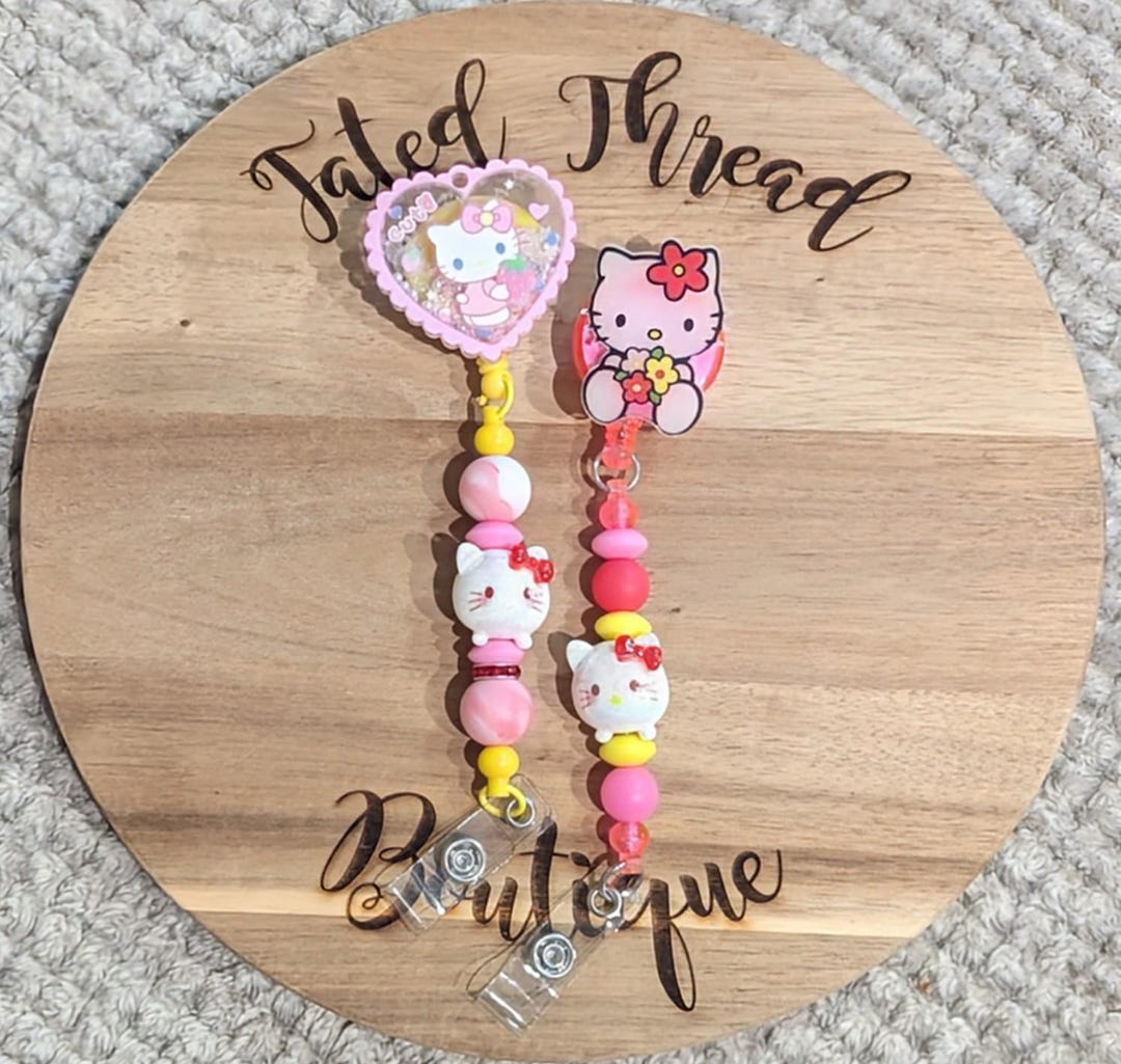 Kitty & Friends Badge Reels - Etsy
