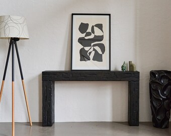 Modern Rustic Console Table - Etsy