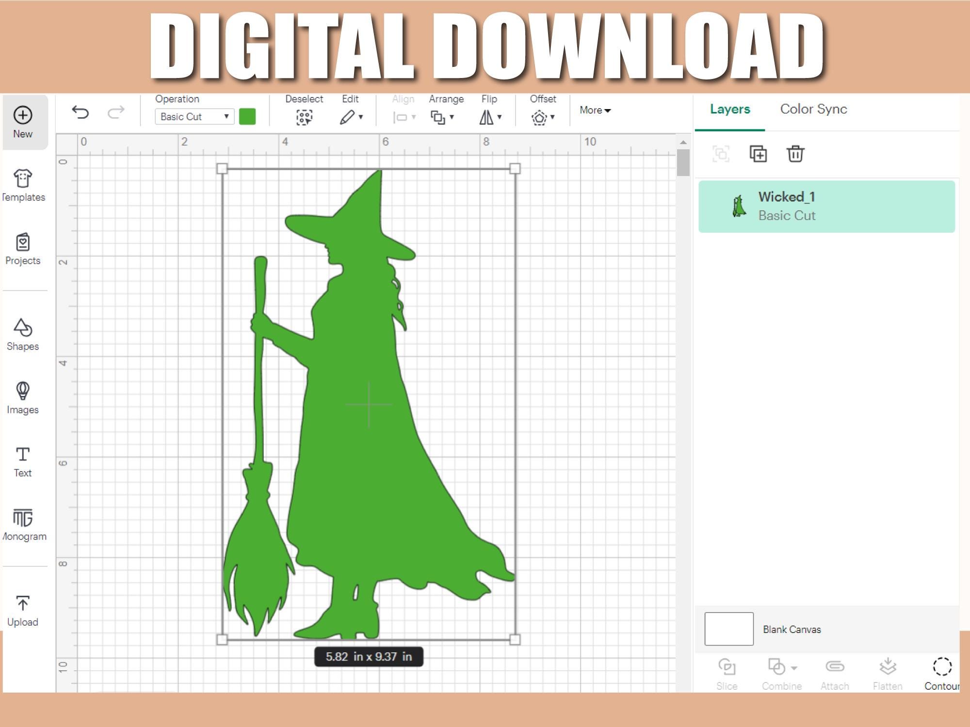 Wicked Svg, Wicked Png, Cut Files for Cricut and Silhouette, Instant ...