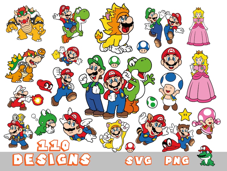 Retro Games Clipart + Alphabet, Characters SVG, Cut Files for Cricut ...