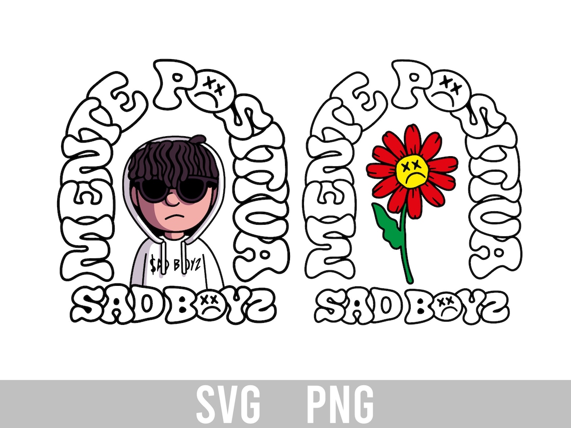 Sad boyz SVG, Mente positiva Svg, Junior H Png, Corridos Tumbados Svg ...